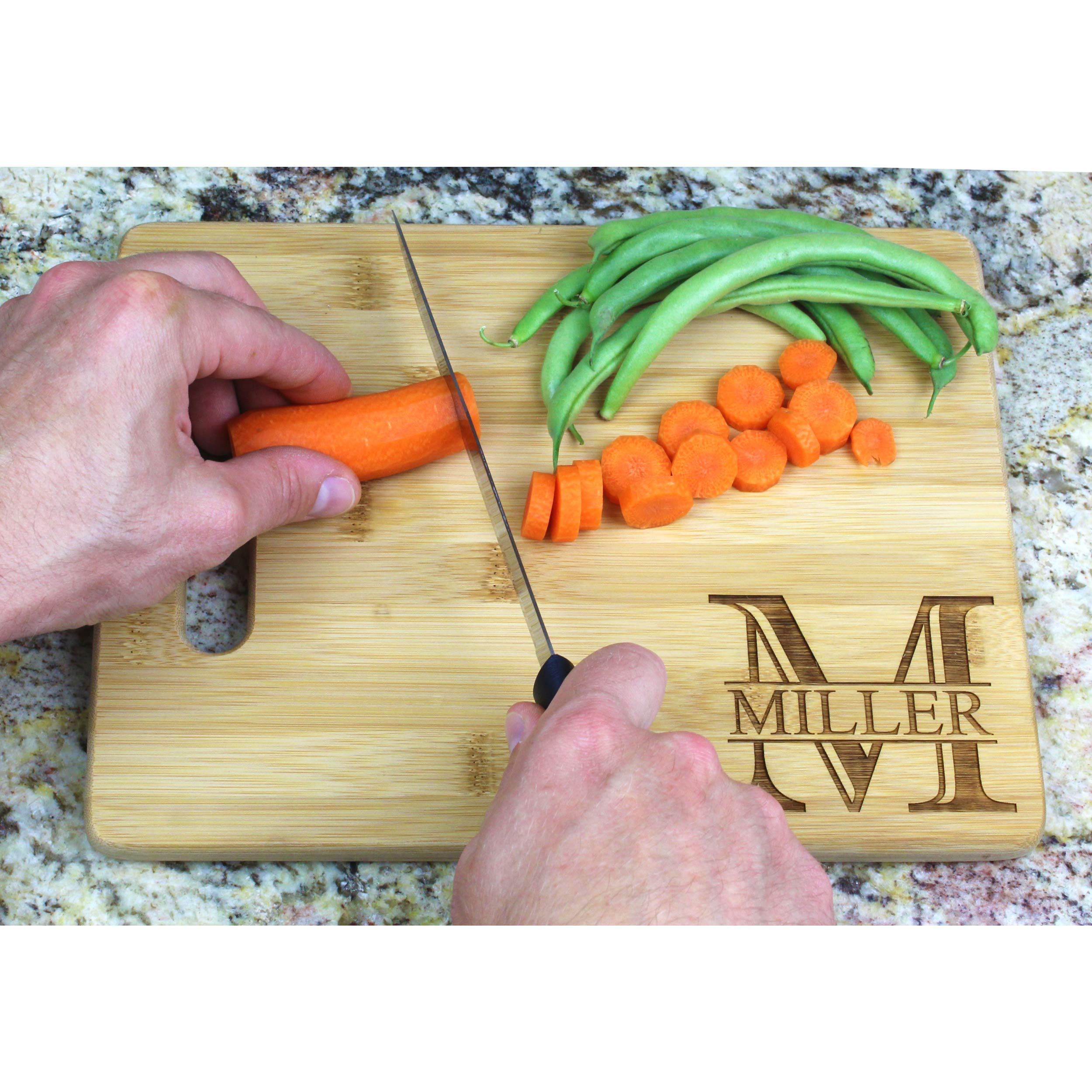 Personalized Engraved Bamboo Cutting Board, Mothers Day Gifts, 5th Anniversary Ideas, Gifts for Her