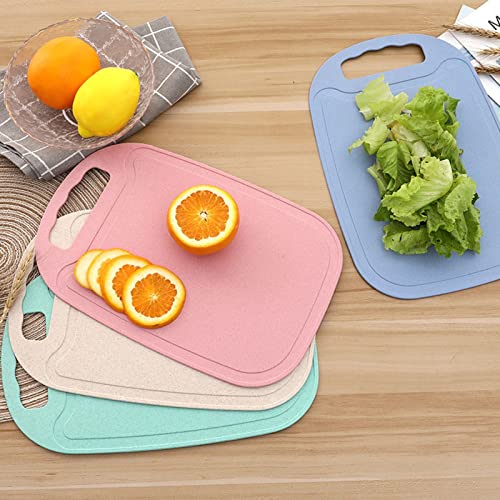 Wheat Straw Cutting Board Chopping Board Cutting Vegetables Household Fruit Plastic Small Dormitory Chopping Board Sticky Board Portable Disposable Cookie Sheets