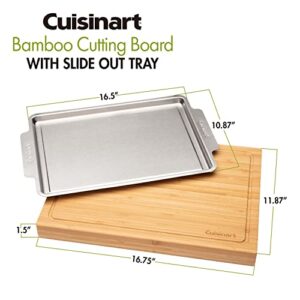 Cuisinart CPK-4884 Bamboo Cutting Board with Hidden Tray