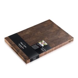 Cangshan | Thomas Keller Signature Collection Walnut End-Grain Cutting Board,14 x 20 x 1.5", Crafted in USA