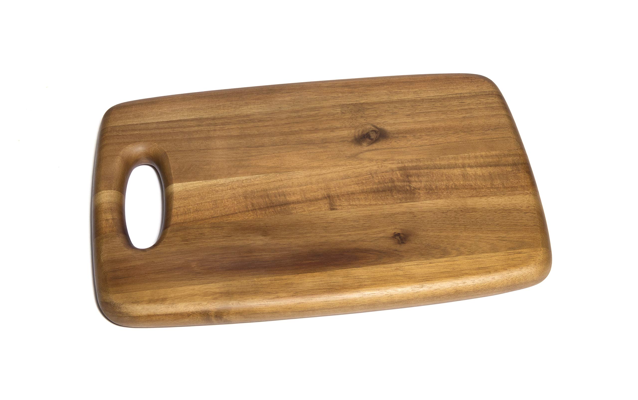 Acacia Rect. Cutting board, cut-out handle, 15X10X1”