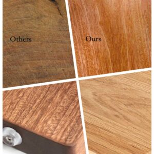 Luxdecor Real Wood Cutting Boards for Kitchen Double sides No Splicing Thick Chopping Boards 3 Size Wooden Cutting Board