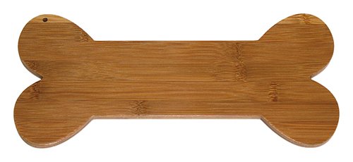 A Pet Project Dog Bone Bamboo Wood Cutting Board for Kitchen | Chopping Board - 12" X 5.5" X 0.375"