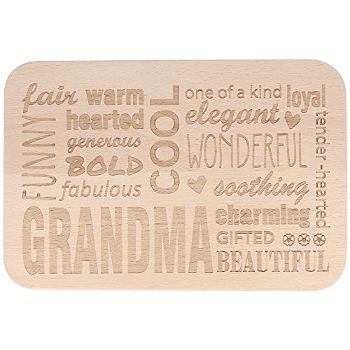 Spruchreif | Engraved Cutting Board | Christmas Gift Grandma | Mothers Day | Gift Idea for Grandma | Best Grandma | Kitchen Accessories