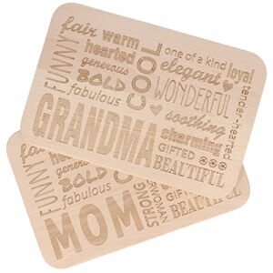 Spruchreif | Engraved Cutting Board | Christmas Gift Grandma | Mothers Day | Gift Idea for Grandma | Best Grandma | Kitchen Accessories