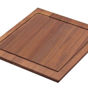 Franke PX-40S Peak Iroko Cutting Board, 16.4 inches, Wood