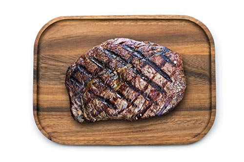 Ironwood Gourmet Small Steak Board, 7.5 x 10.5 x 0.5 inches, Brown