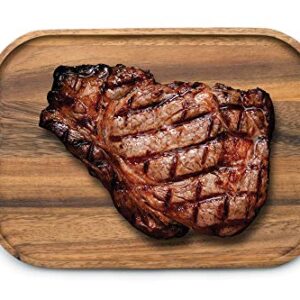 Ironwood Gourmet Small Steak Board, 7.5 x 10.5 x 0.5 inches, Brown