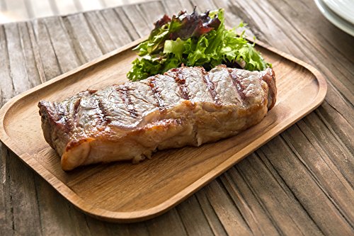 Ironwood Gourmet Small Steak Board, 7.5 x 10.5 x 0.5 inches, Brown