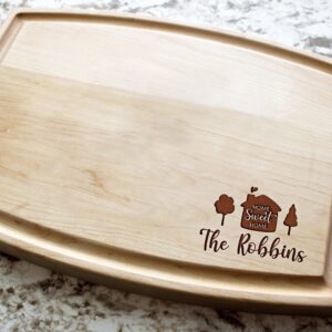 Personalized Cutting Boards for Couples Custom Mr Mrs Cutting Boards Paddle Cutting Board Wood Engraved