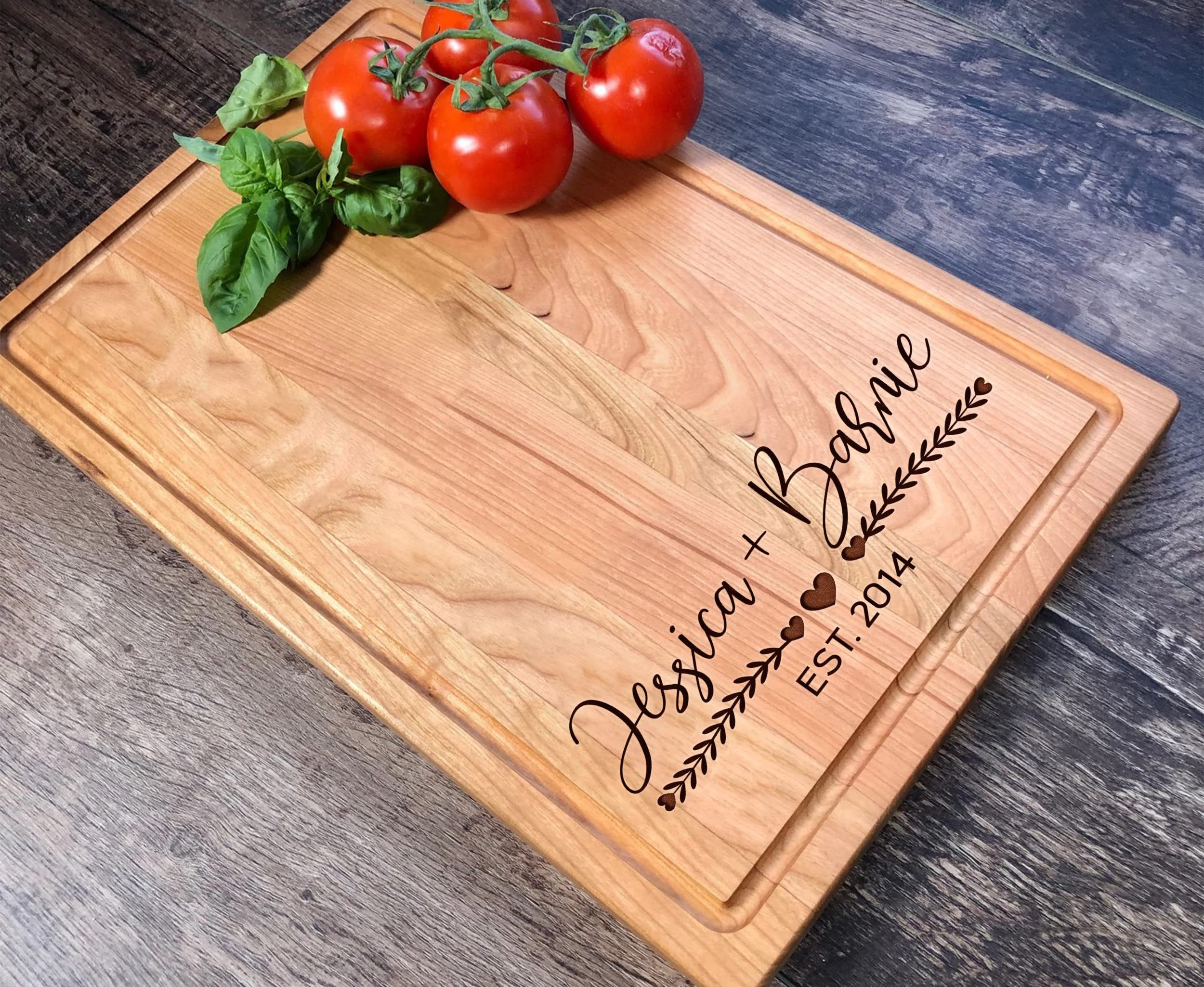 Personalized Cutting Boards for Couples Custom Mr Mrs Cutting Boards Paddle Cutting Board Wood Engraved