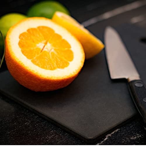 ARDEN LINE Cutting Board Small 9x6x1/4 inch Black with Handle Cutout | Made From Advanced Composite Paper | Highly Durable Built To Last Dishwasher Safe Made In USA