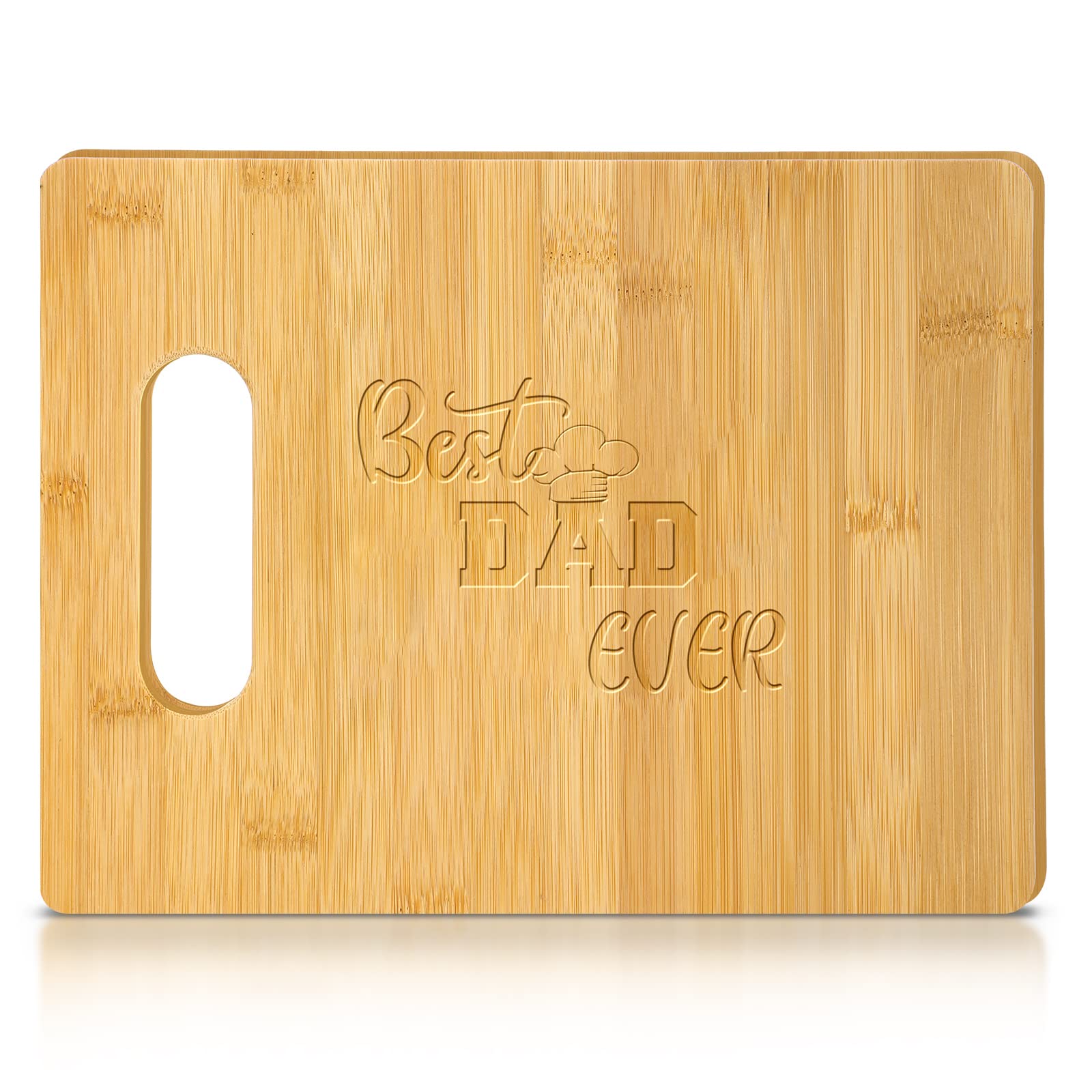 Meanplan Dad Cutting Board Gifts for Dad from Daughter, Best Dad Ever Gifts, Father' S Day Gifts, Gifts for Husband from Wife, Stuff for Dads Cooking Board Gift Set for Papa Stepfather Godfather