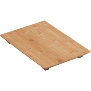 kohler 543949 poise cutting board , brown medium