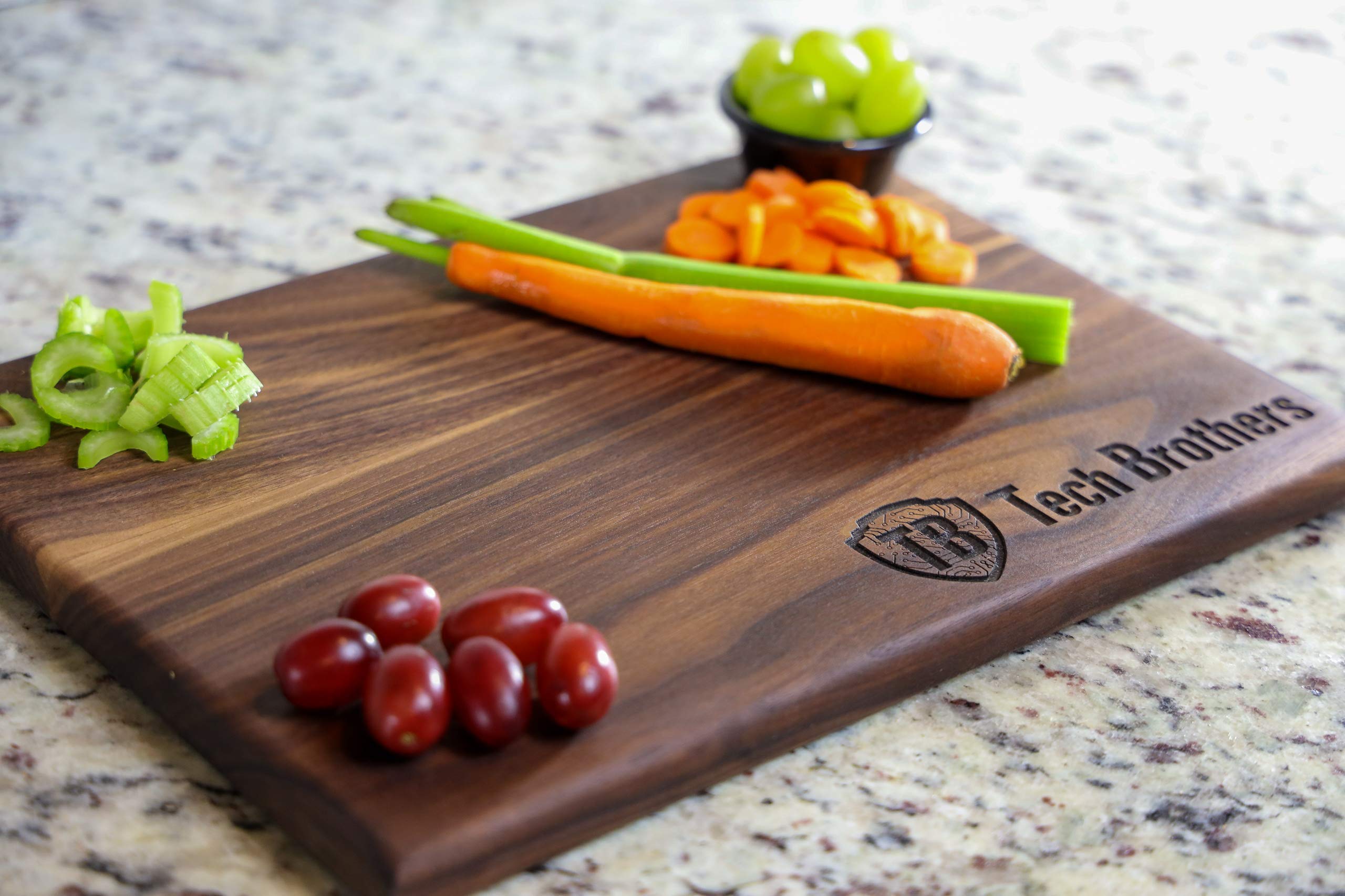 Custom Logo Cutting Board | Corporate Gifts | Client and Real Estate Closing Gifts | Customer Appreciation Gift Ideas | Engraved Company Logo Cutting Boards.