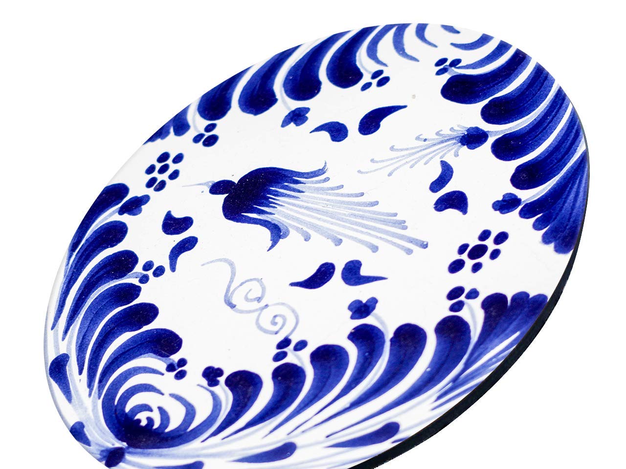 HASTA LA RAIZ | Mexican Handmade Cheese Board covered with resin. Ideal for Charcuterie Platter & Serving Tray. Model: Talavera Dove.