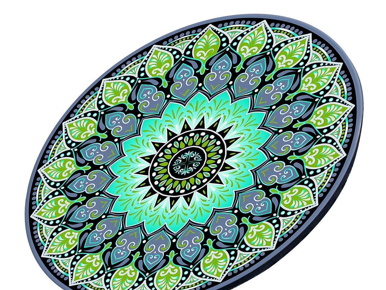 HASTA LA RAIZ | Mexican Handmade Cheese Board covered with resin. Ideal for Charcuterie Platter & Serving Tray. Model: Mandala.