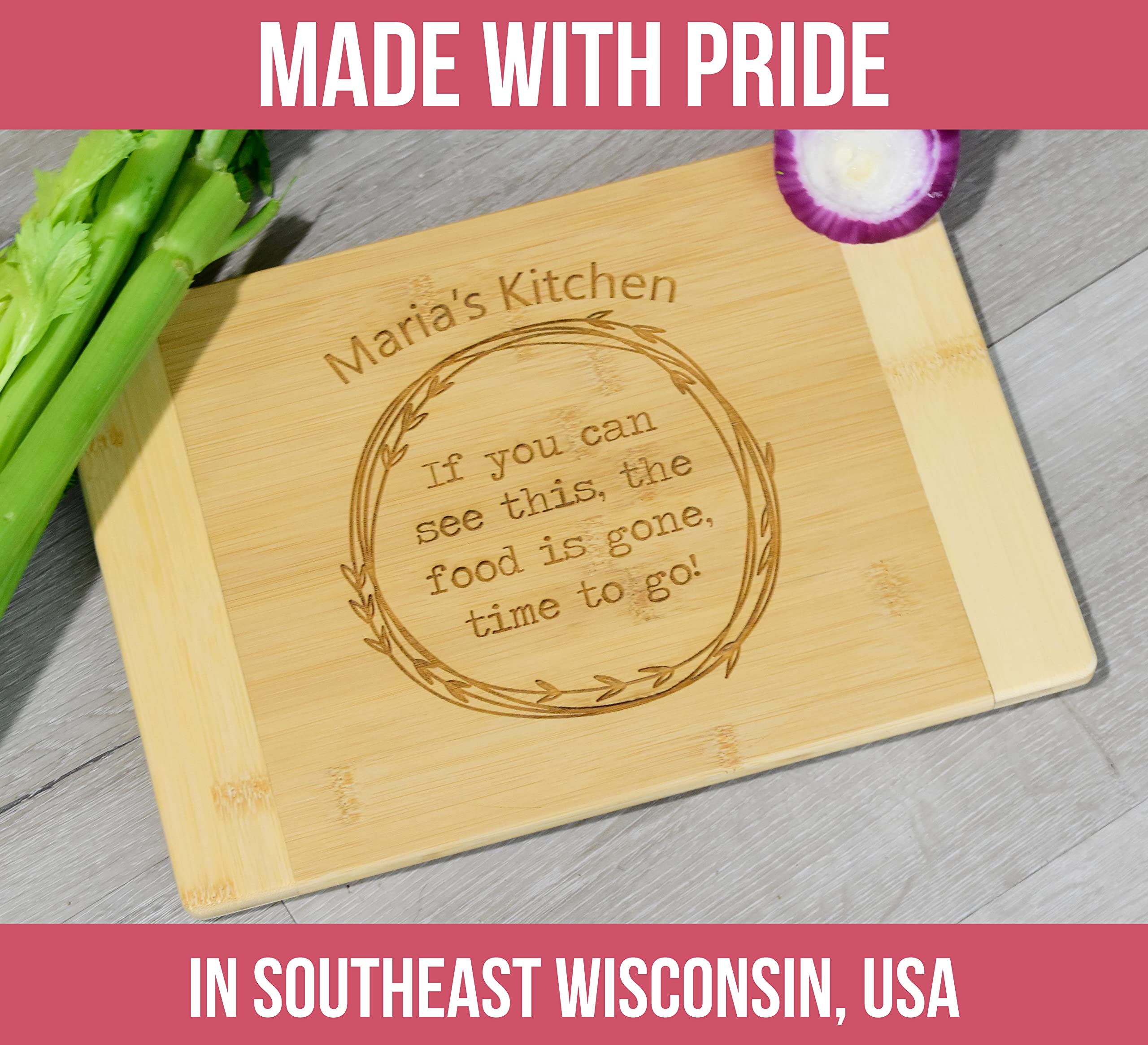 Brew City Engraving –Sharkcoochie, Bad Cook/Chef & Other Funny Designs – Personalized Laser Engraved Bamboo Cutting Boards – Great Gag Gift for Friends, Relatives, Husband, Wife –Shark Coochie Board