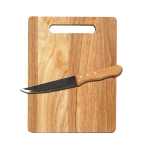 natico executive chef cutting board set, brown