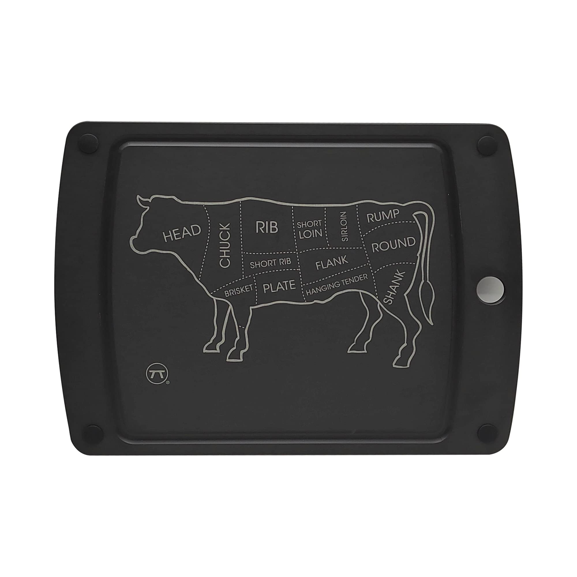 Outset Cow Grill Cutting Board, 10.8” x 14.5” x 0.2”