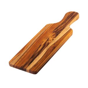 teakhaus marine collection edge grain charcuterie paddle board