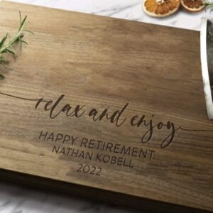 Personalized Retirement Cutting Board - Engraved Gifts, Personalized Cutting Board, Retirement Gift, Gift For Retirement