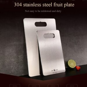 Cutting Boards,Stainless Steel Heavy Duty Cutting Board Chopping Board for Home Kitchen Pastry Board For Meat,Vegetables,Bread, Cutting Mats