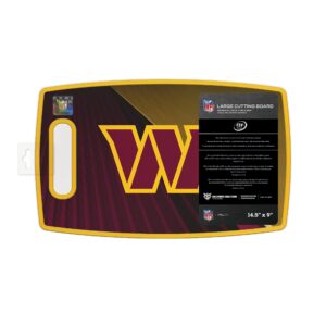 The Sports Vault NFL Washington Commanders Large Plastic Cutting Board