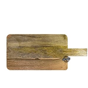 Wood Cutting Board for Kitchen Butcher Block, Meat, Cheese Vegetables, Fruits,with Grip Handle