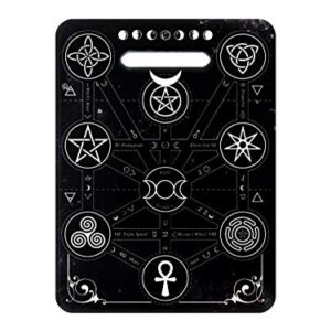 Alchemy of England Magic Symbols Cutting Board Black/White