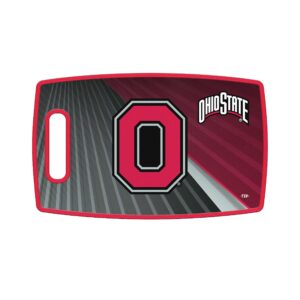 sports vault ncaa ohio state university large cutting board, 14.5" x 9"