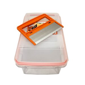 Kitchen Flower Kimchi Cutter Food Storage Container【Also Great for Cutting Other Vegetables, Meat, Bread】MADE IN KOREA (Medium (M))