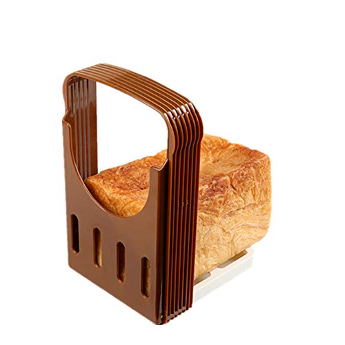 Bread Cutter Guide,Toast Bread Slicer Plastic Foldable Loaf Cutter Rack Cutting Guide Slicing Tools Kitchen Accessories,Bread Slicing Guide