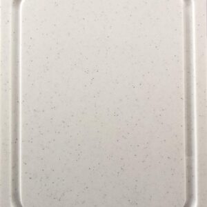 Cutting Board, Solid Surface, Corian, HI-MACS, Straton, etc. Size 12" X 16" X 1/2" White Speckle