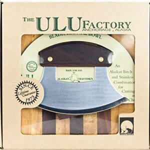 Ulu Factory Ulu Bowl Plain Walnut Handle