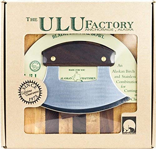 Ulu Factory Ulu Bowl Plain Walnut Handle