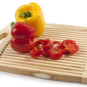 Core Bamboo Tulip Collection Cutting Board, Natural, Medium