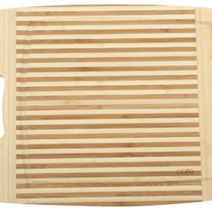 Core Bamboo Tulip Collection Cutting Board, Natural, Medium