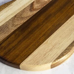 Rock & Branch Series Shiplap Ukulele Shaped Wood Serving and Cutting Board | Great for Wall Art