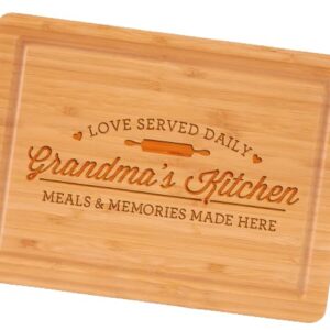 Personalised Grandma's Kitchen Wood Cutting Board,Custom Cutting Board, Grandma Gift, Mothers Day Gift,Personalized Cheese Board, Gift for Her, Kitchen Decor, Custom Chopping Board, Cheese Board