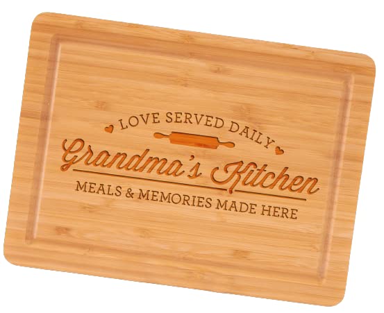 Personalised Grandma's Kitchen Wood Cutting Board,Custom Cutting Board, Grandma Gift, Mothers Day Gift,Personalized Cheese Board, Gift for Her, Kitchen Decor, Custom Chopping Board, Cheese Board