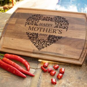 Personalized Cutting Board | Custom Cutting Board | Custom Meat Board | Mother's Day Gift | Gifts for Mother | Personalized Gifts | New Home Gifts (Arched)