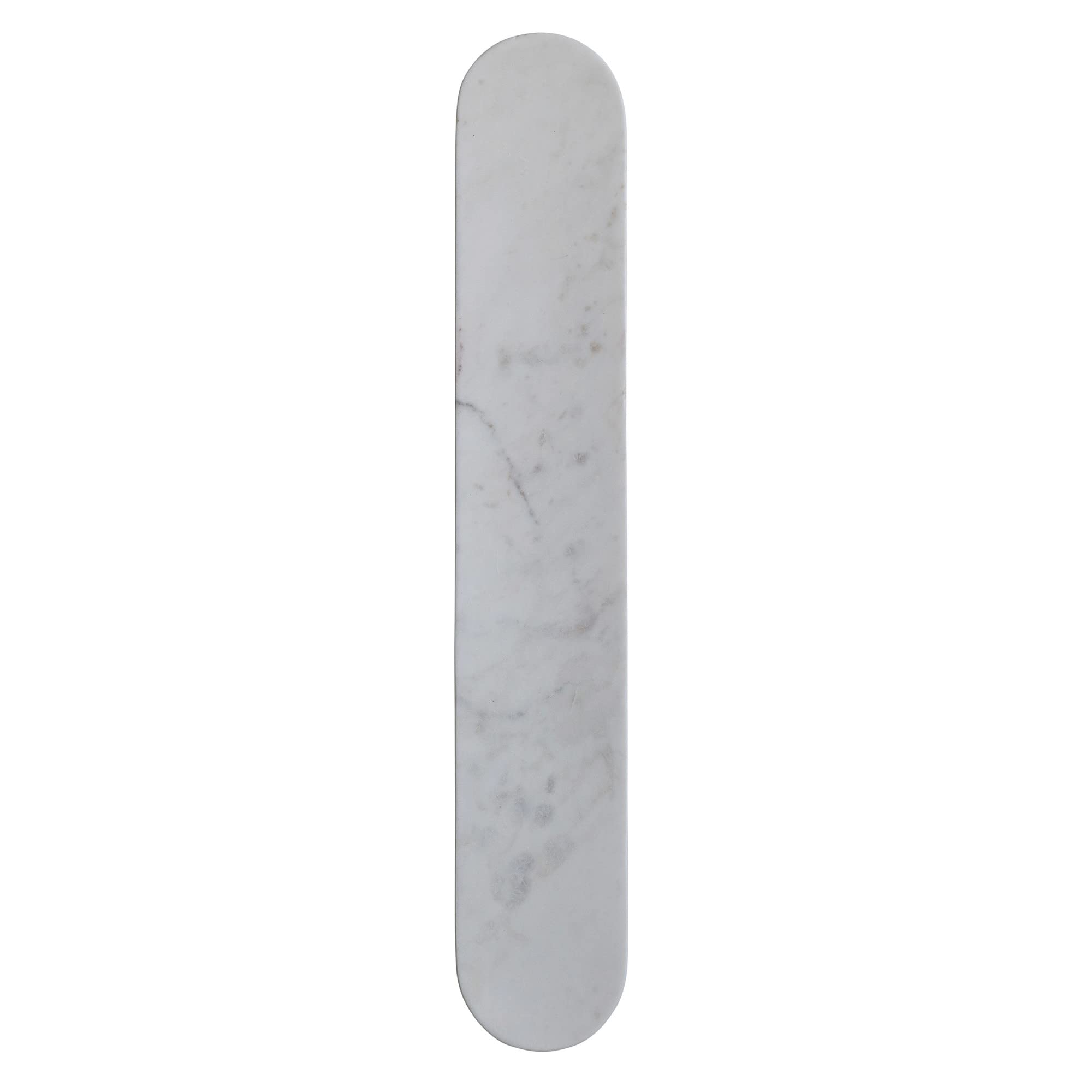 Creative Co-Op Modern Marble, White Serving Board, Large