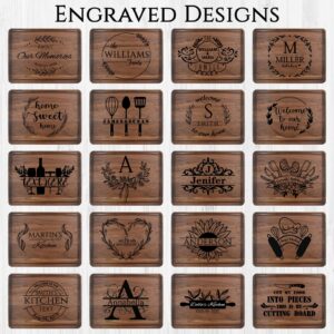 Personalized Cutting Boards, Wedding Gifts for Couple, Wood Engraved Custom Cutting Boards for Anniversary Engagement Housewarming Gifts