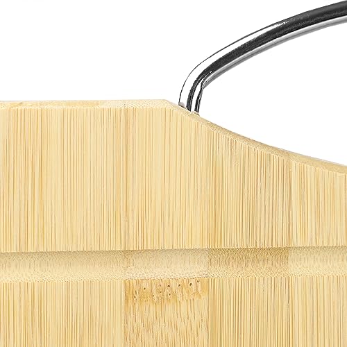 HOME BASICS CB44253 16 inch Bamboo Cutting Board with Handle