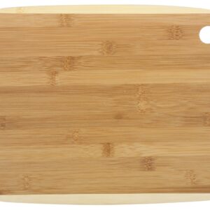 Core Bamboo Classic 2-Tone Cutting Board Combo Pack, Medium/Large