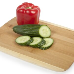 Core Bamboo Classic 2-Tone Cutting Board Combo Pack, Medium/Large