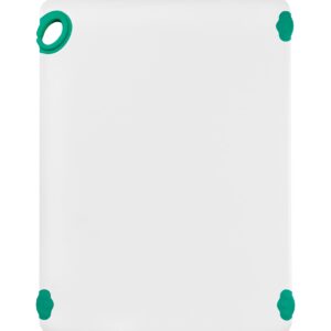 Winco Non-Slip Cutting Board with Hook, 18" x 24", Green