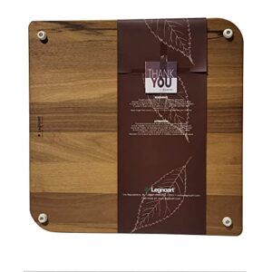 Legnoart Thermo Wood Cutting Board, 20 x 20 x 1.5-Inches