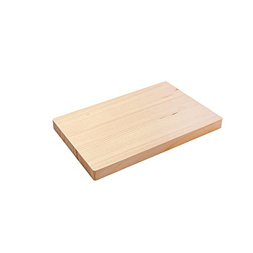 Hinoki Japanese Cypress Wood Cutting Board, Made in Japan, Minimalist, 16.5 x 10.2 x 1.1"